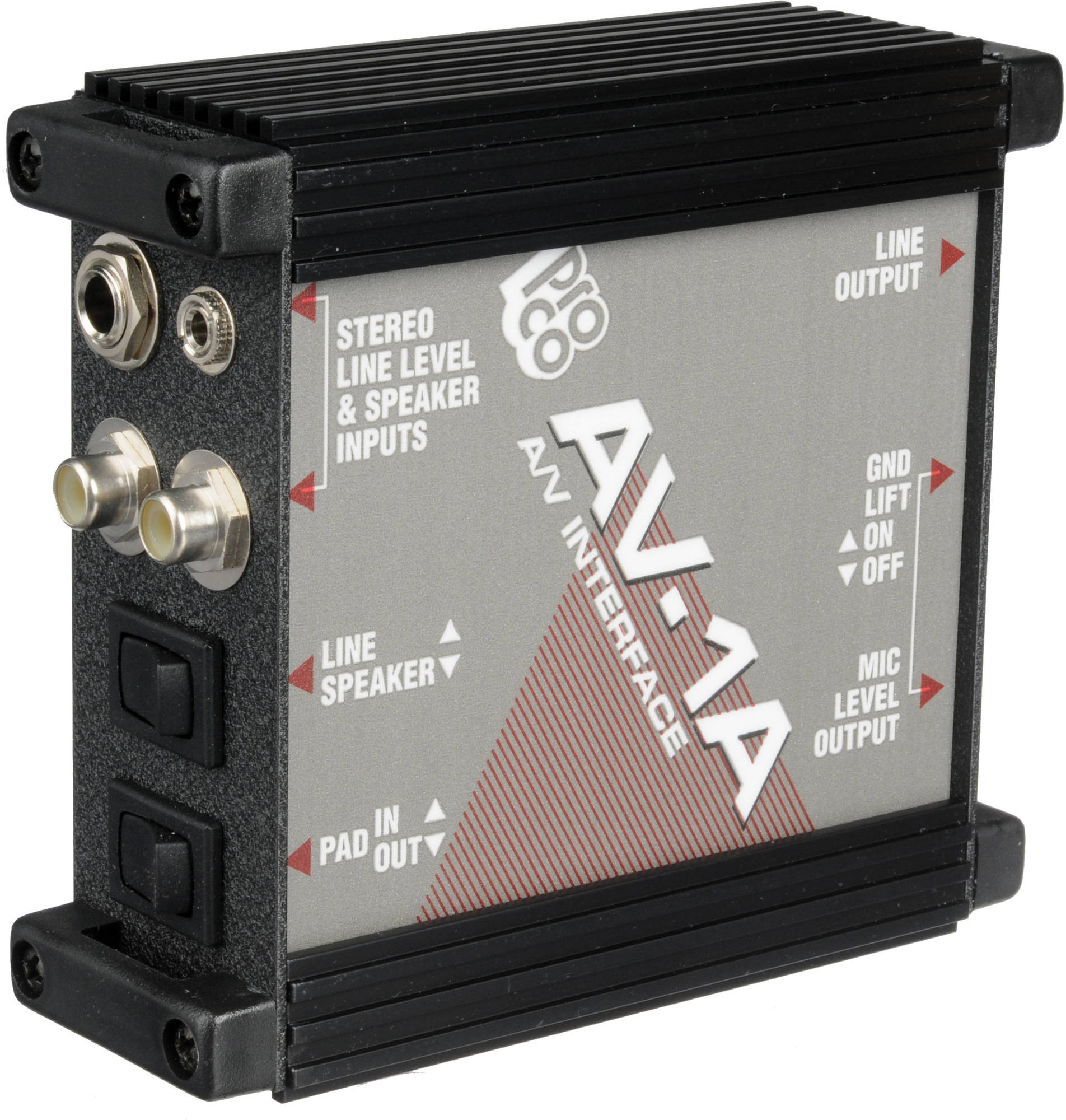 ProCo Sound AV1 Audio/Video High to Low Impedance Interface Box