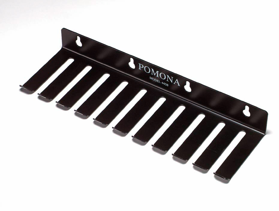 Pomona 4408 11 Inch Cable Rack with 10 Slots - Black