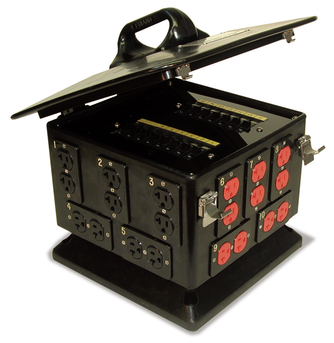 Lex DB100A-A401520 Rubber Enclosure 100 Amp 3 Phase Pagoda to (15) 5-20 ...