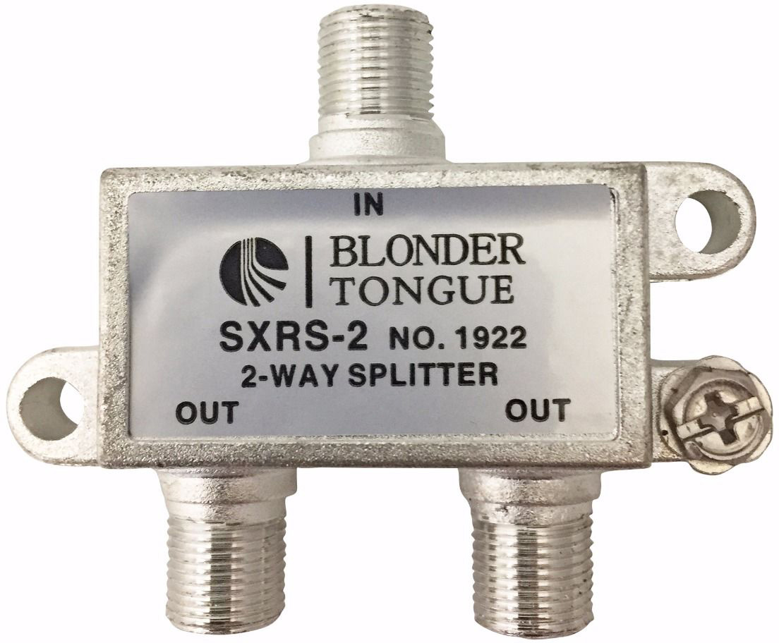 Blonder Tongue Solder Back 5-1000 MHz In-Line 2 Way RF Splitter