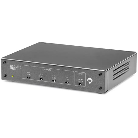 Angry Audio DISTRIBUTION GADGET 2x4 Stereo or 1x8 Monaural Analog Audio ...
