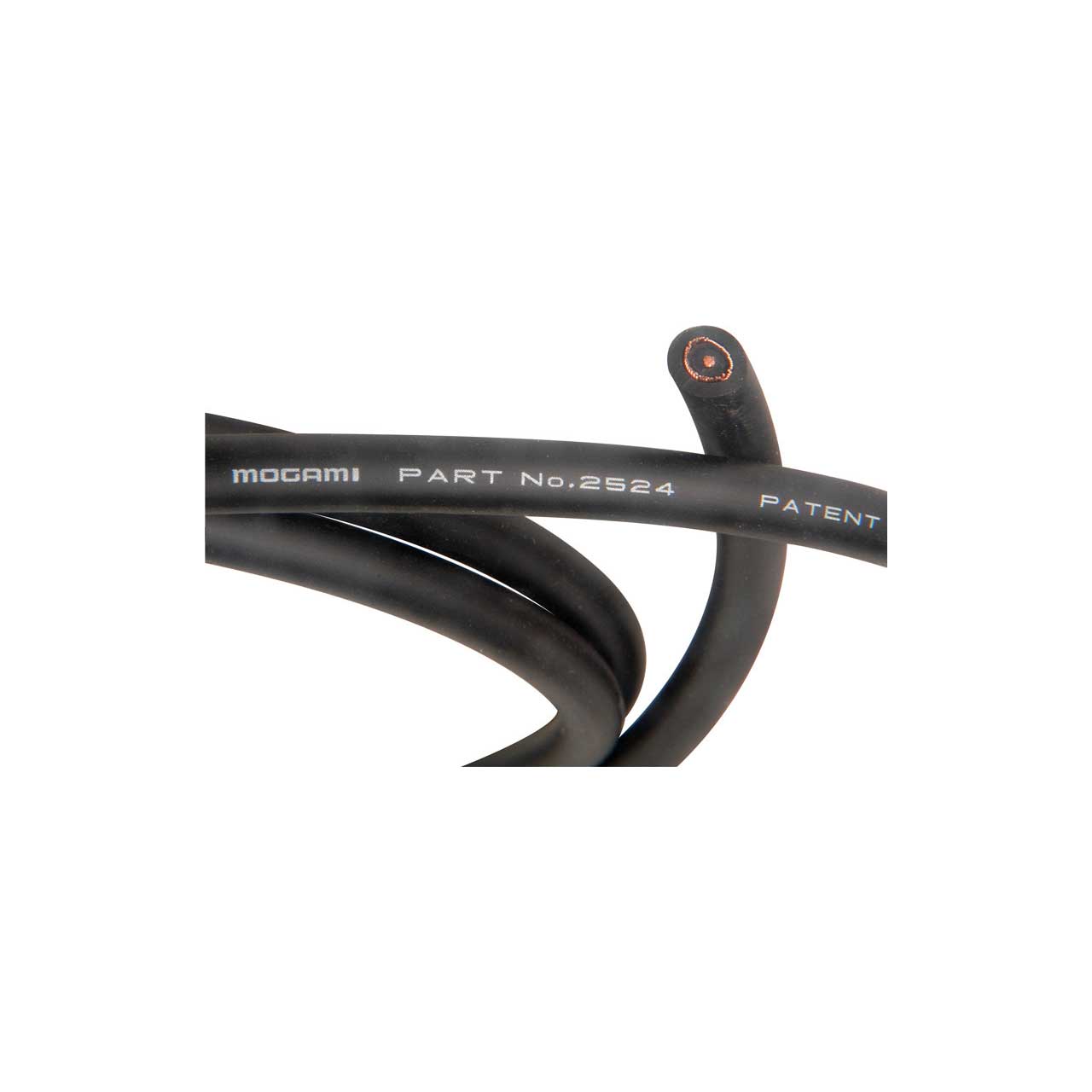 Mogami 2524 High Impedance Transmission Pro Guitar Cable - Black - 656 Foot