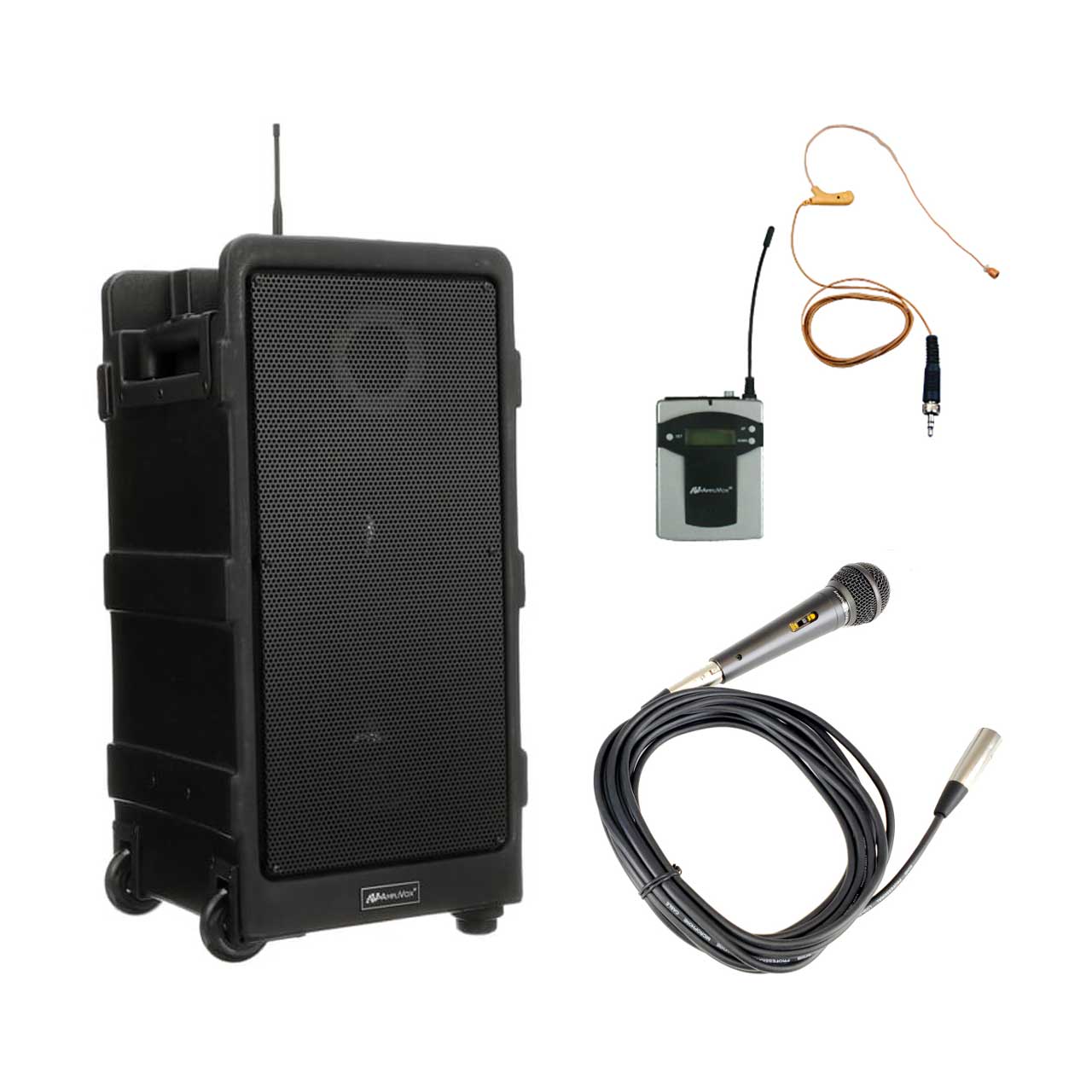 Amplivox SW925-96 Travel Partner Plus 96-Channel UHF Wireless Portable ...