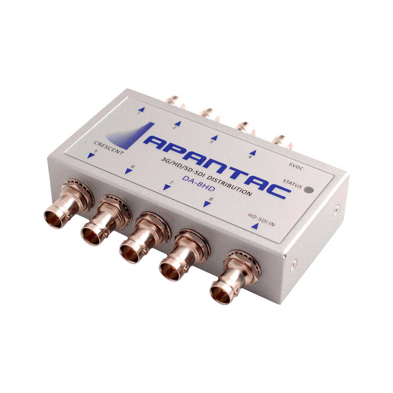 Apantac DA-8HD Stand alone One to Eight Reclocking SDI Distribution ...