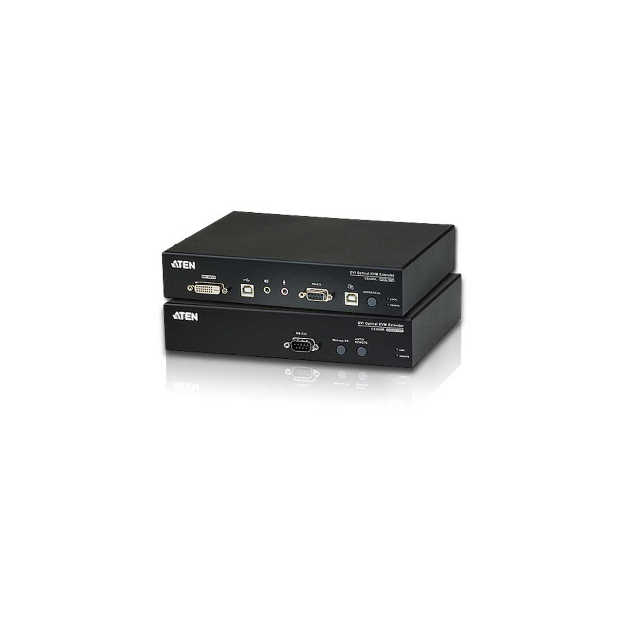ATEN CE680 DVI Single Link Optical Console Extender with Audio up to ...