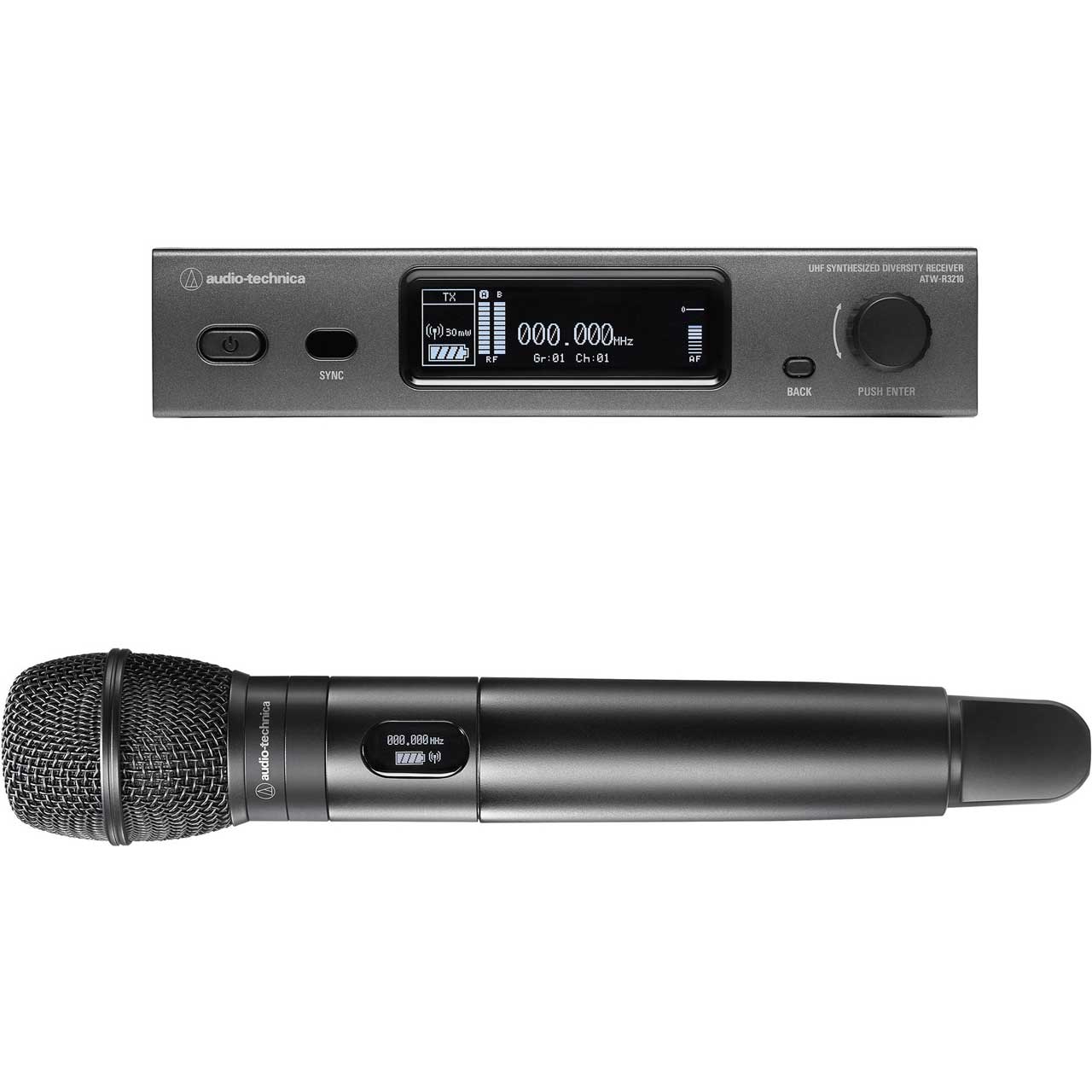 Audio Technica ATW-3212/C710EE1 Wireless System R3210 Receiver T3202 ...