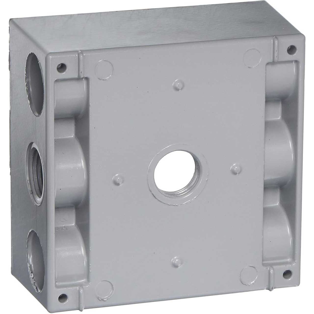 Greenfield B232PS 2 Gang Weatherproof Electrical Outlet Box - Gray