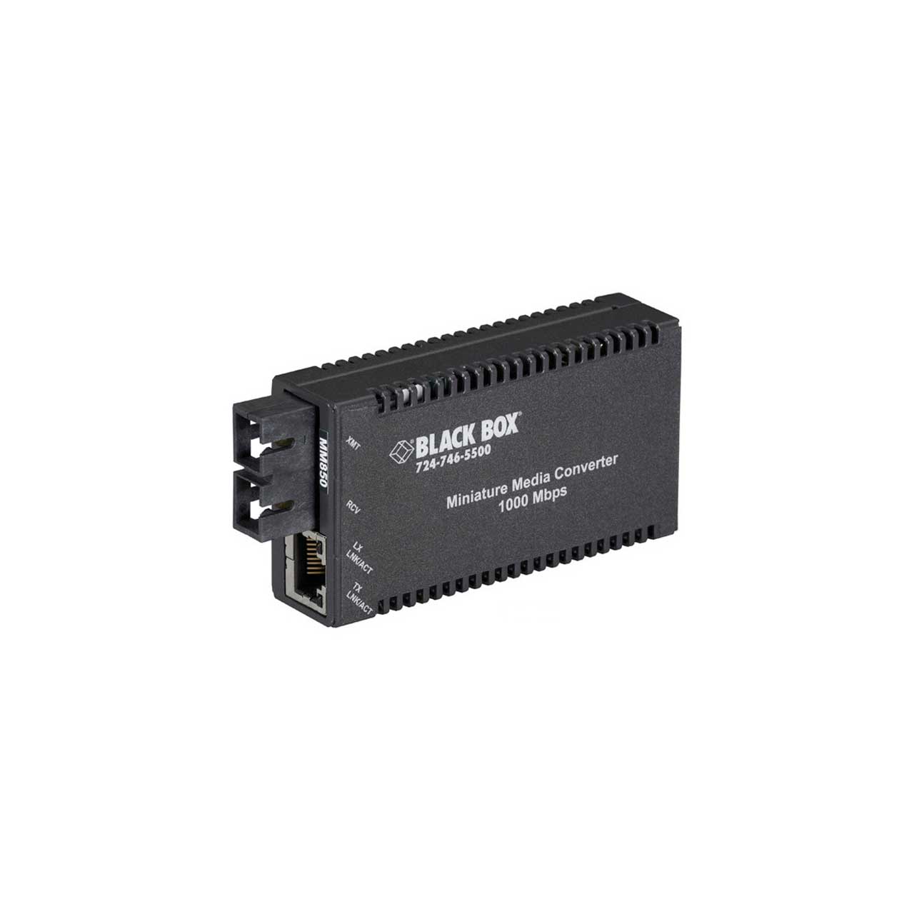 Black Box LGC011A-R2 MultiPower Miniature Media Converter - 1000-Mbps ...