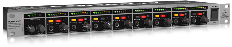 Behringer POWERPLAY PRO-8 HA8000 V2 8-Ch High-Power Headphones ...
