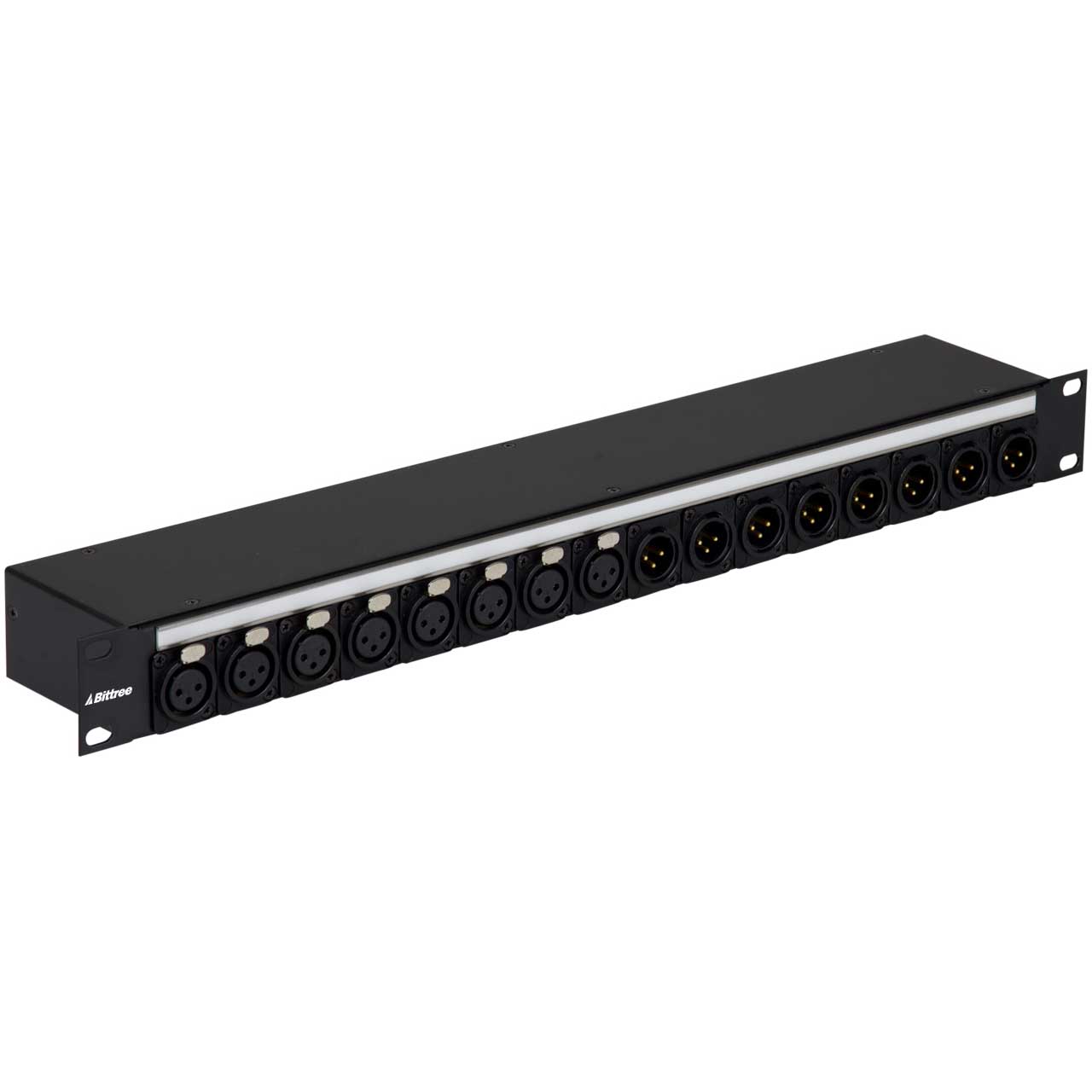 Bittree SBCCRB09 1RU - 1x16 Connectors - XLR to E3 - 8 Female and 8 ...