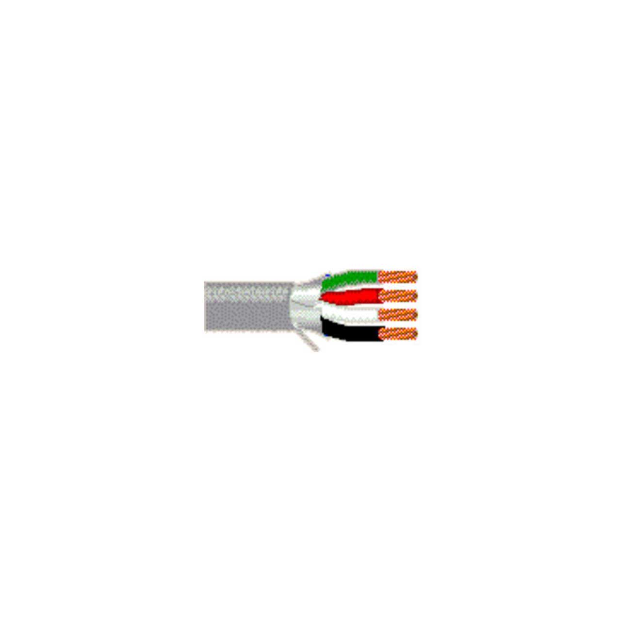 Belden 5302FE 4 Conductor 18 AWG Stranded Security and Commercial Audio ...