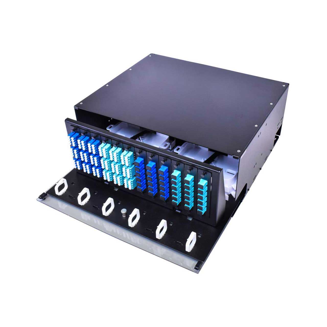 Cleerline SSF-4RU-E12 4 RU 12 Termination Panel Rack Mount Fiber ...