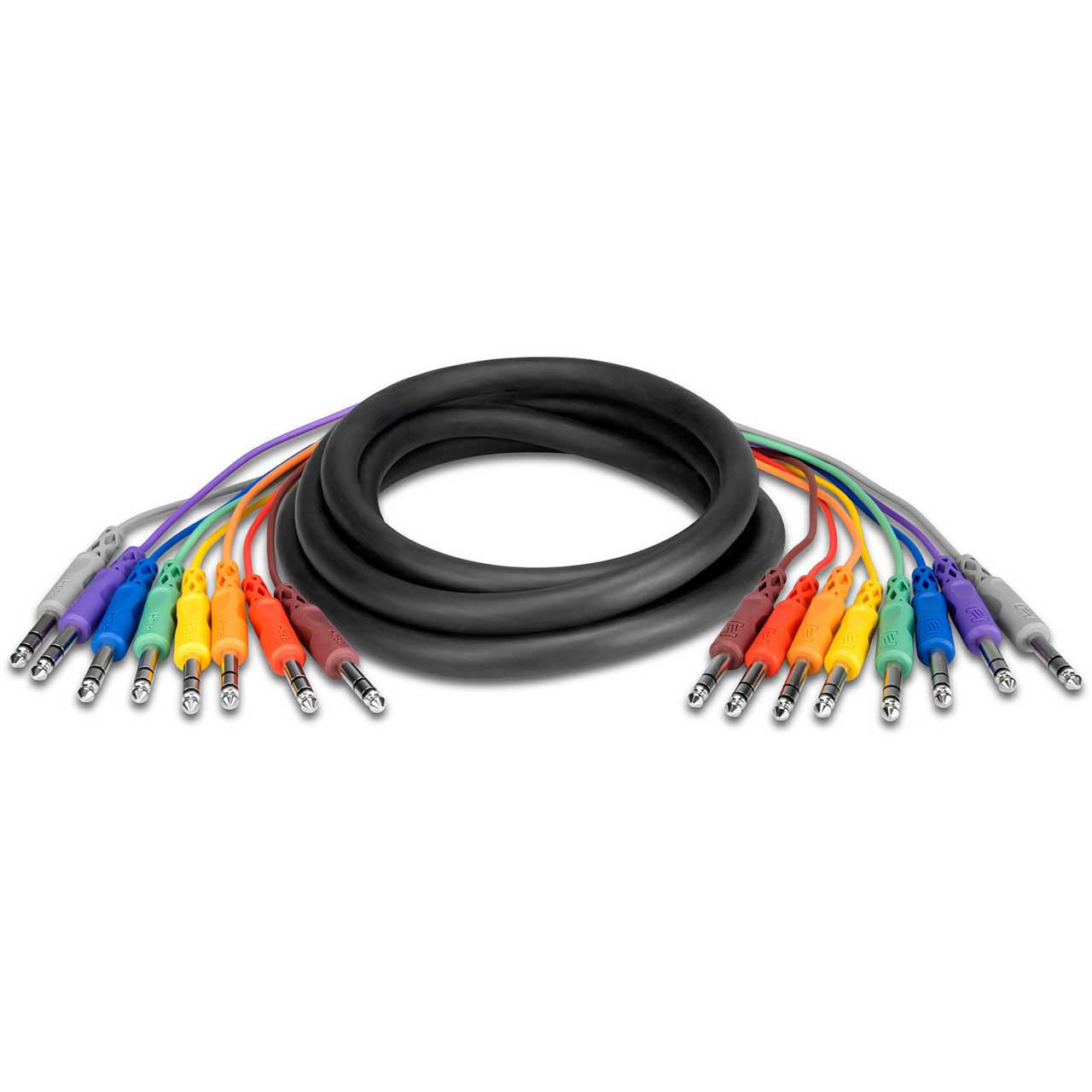 Hosa CSS-805 Balanced 1/4-Inch to 1/4-Inch 8-Channel Audio Snake Cable ...