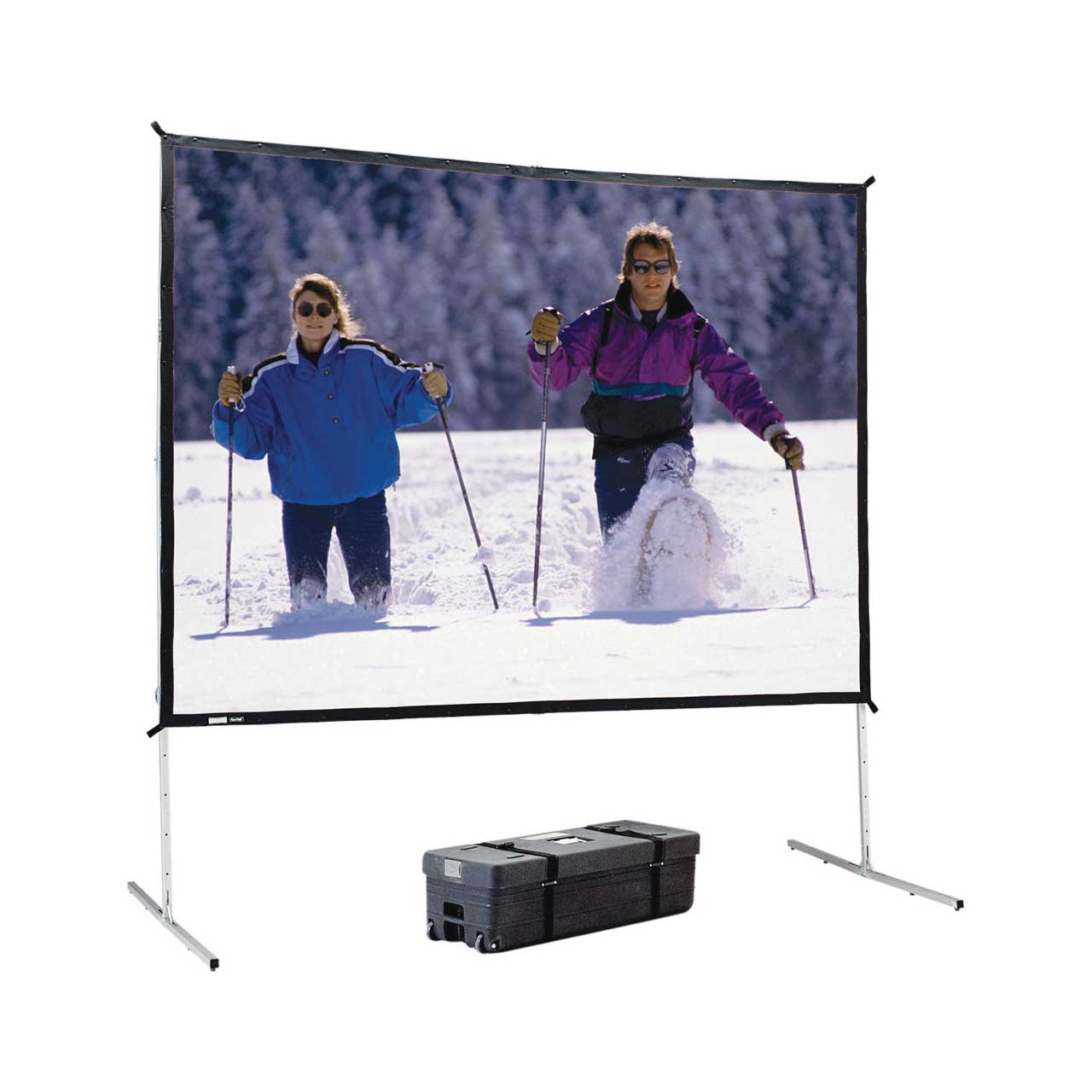 Da-Lite 88629HD Heavy Duty Fast-Fold Deluxe Complete Screen DaTex 69x120