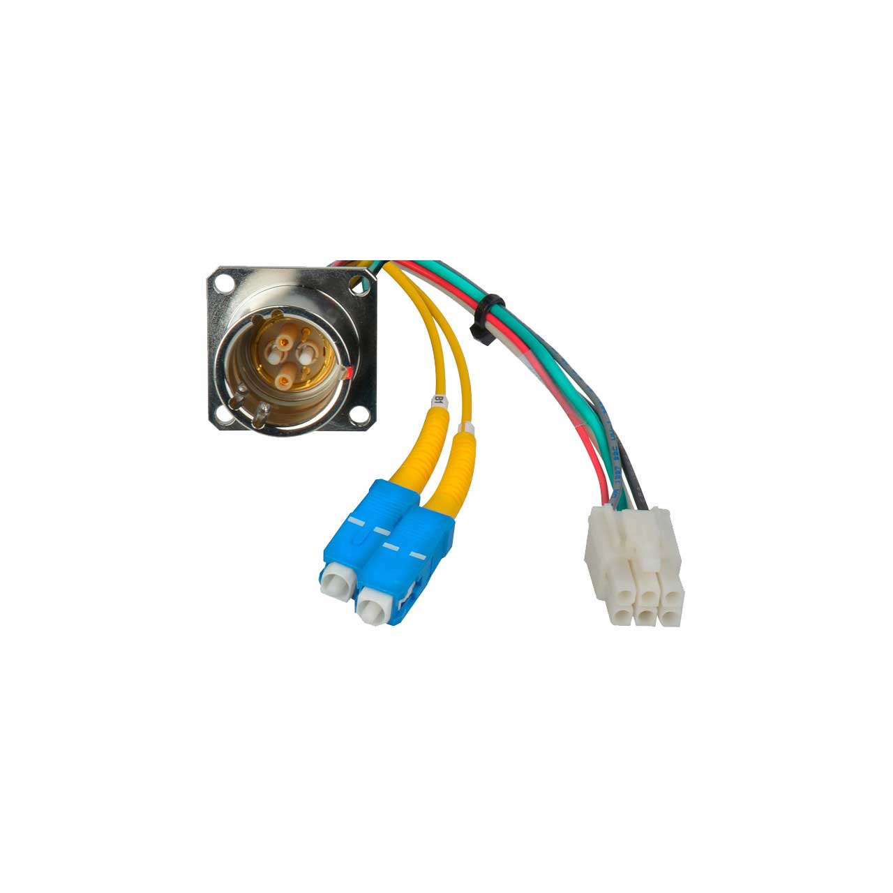 Canare FCS015A-MR Hybrid Fiber Optic Receptacle Cable SMPTE/ARIB- Male