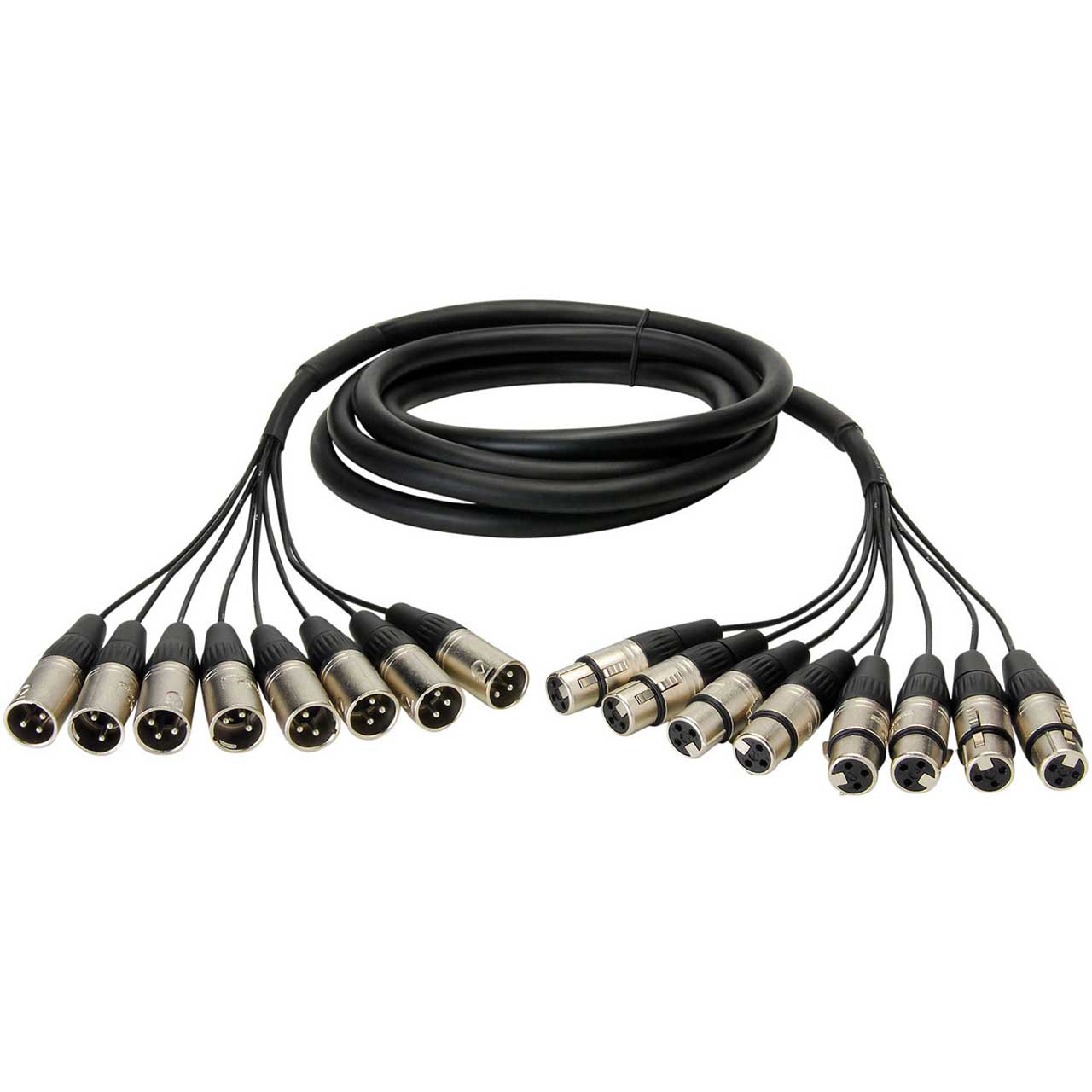 Rapco Pro Series XLR Snake Fan-Fan 8 Channel 150ft