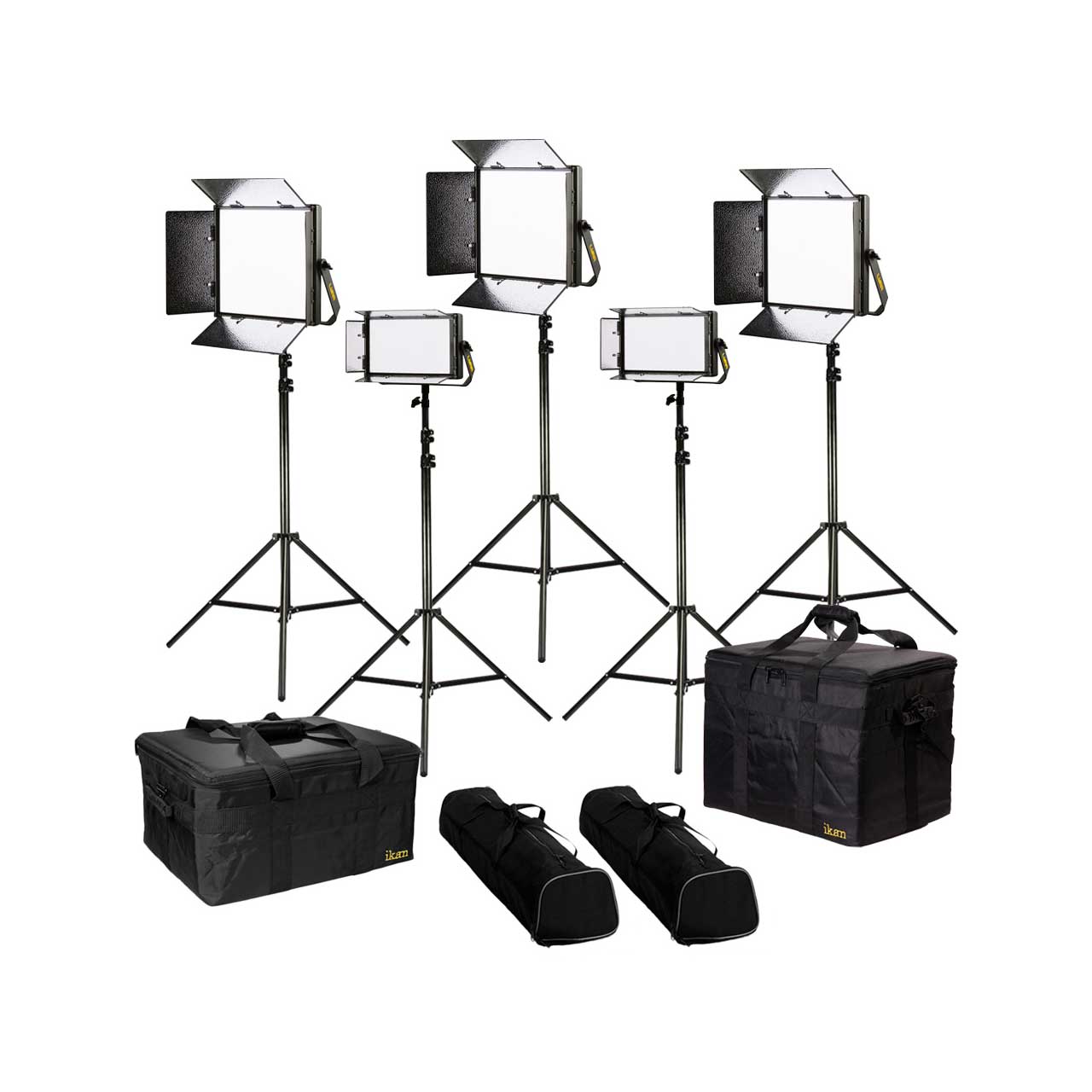 ikan LW-3F2H Lyra Daylight 5-Point LED Soft Panel Light Kit with 3x ...