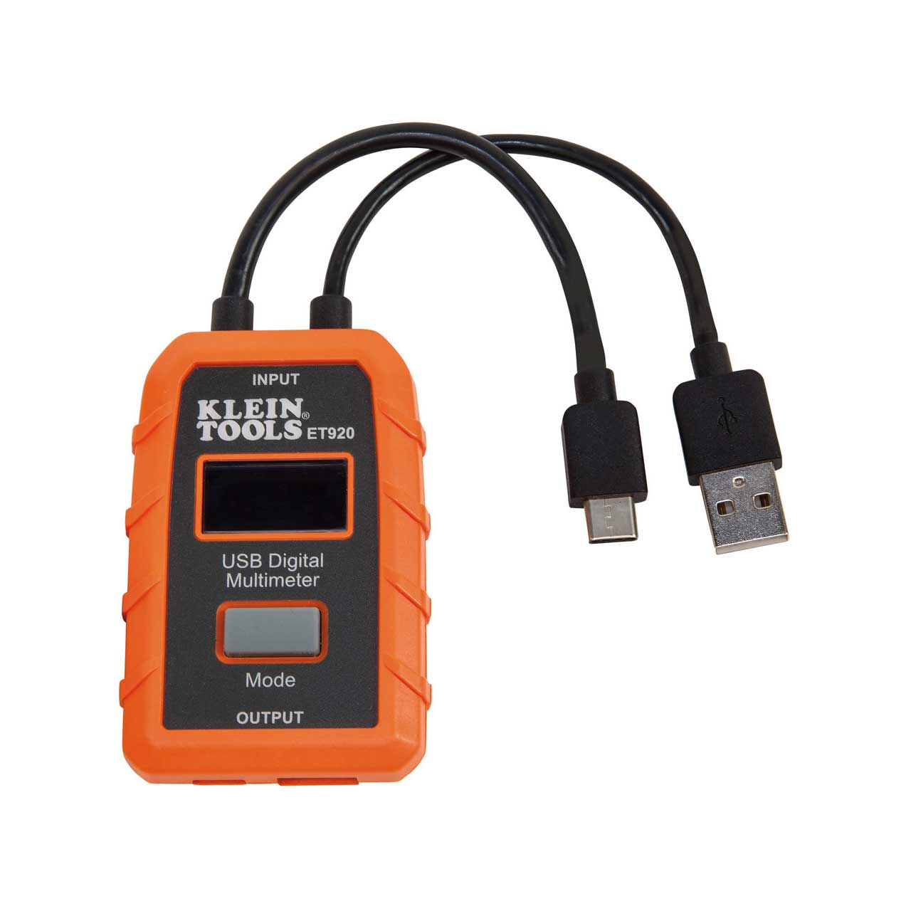 Klein Tools ET920 USB-A and USB-C Digital Meter - 3 to 20V DC