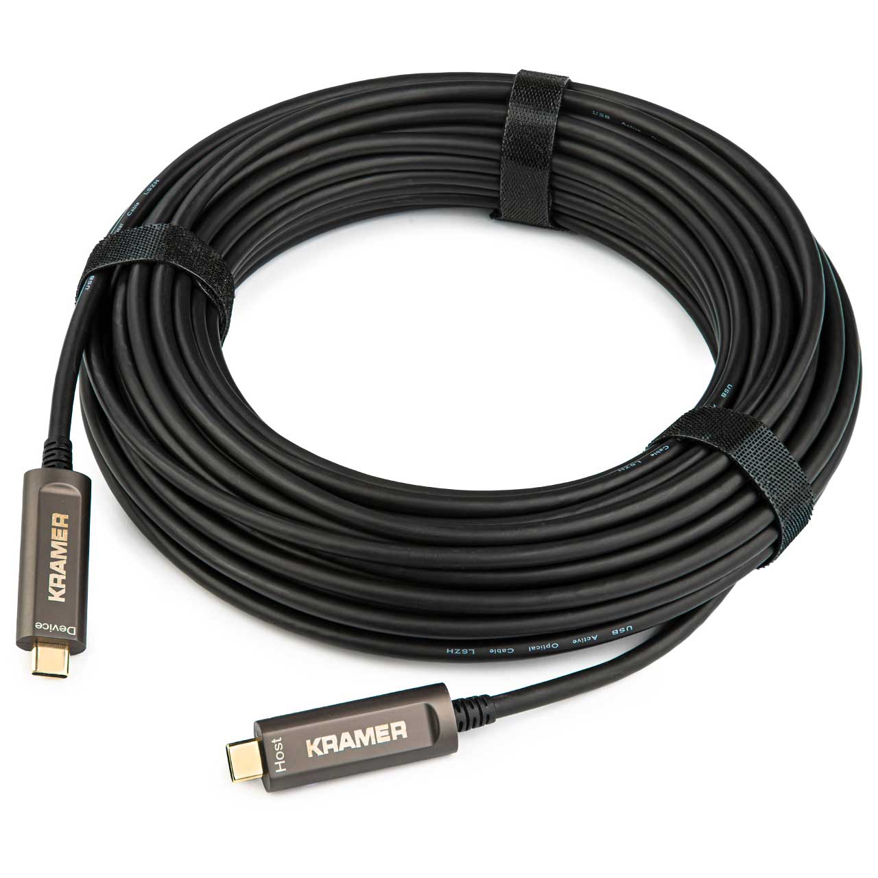 Kramer CP-AOCU31/CC-10 USB 3.1 GEN-2 Active Optical USB-C Male to USB-C ...