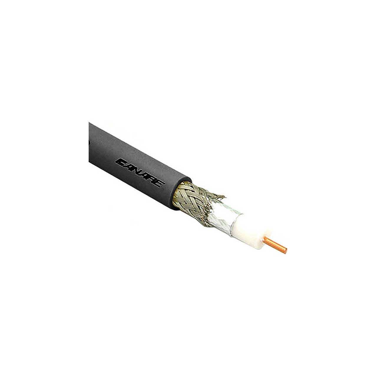 Canare L-7CHD 75 OHM Super Low Loss Coaxial Cable - 984 Feet - Black