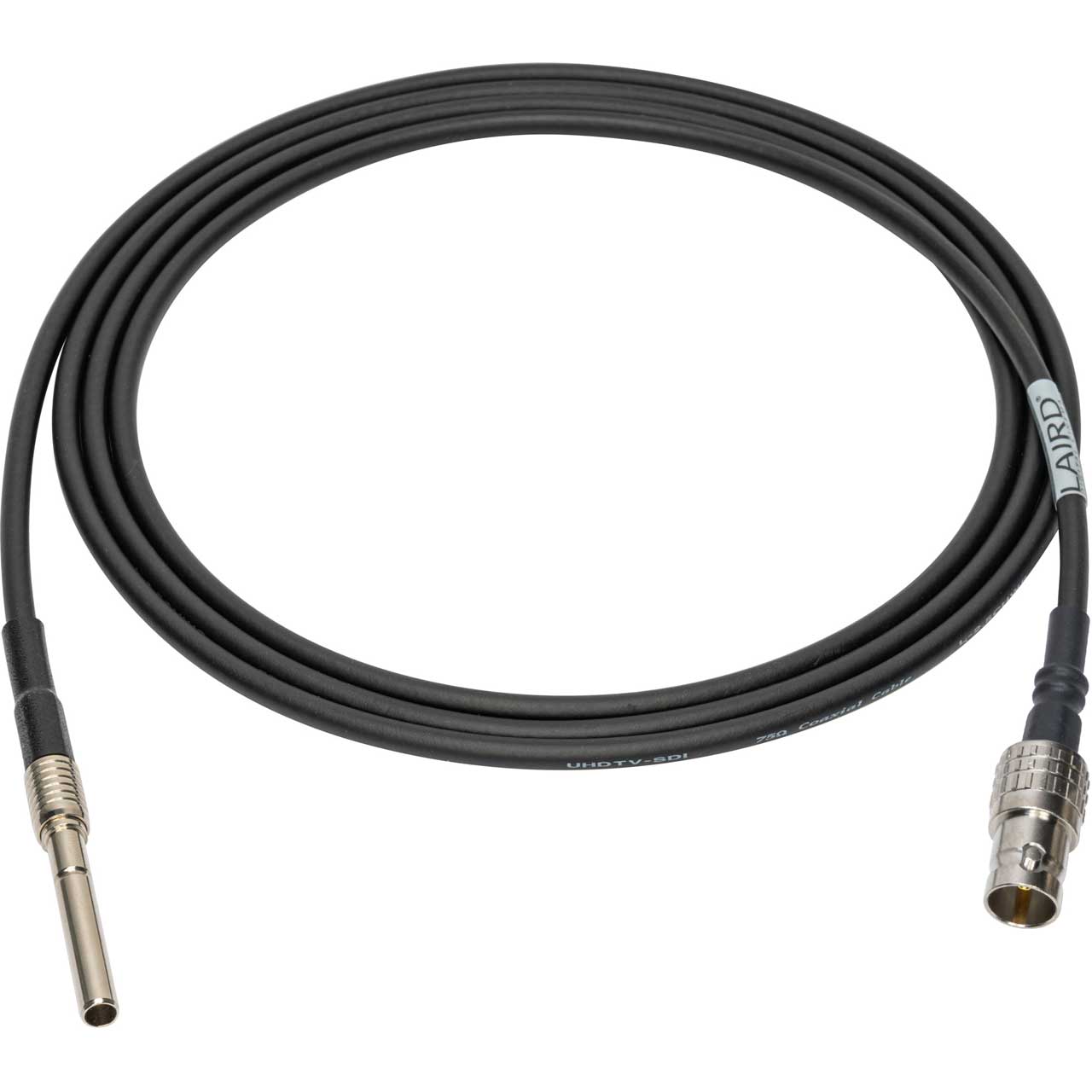 Laird Canare L-2.5CHWS Mini RG-59 12G-SDI Cable - BNC Female to Micro ...