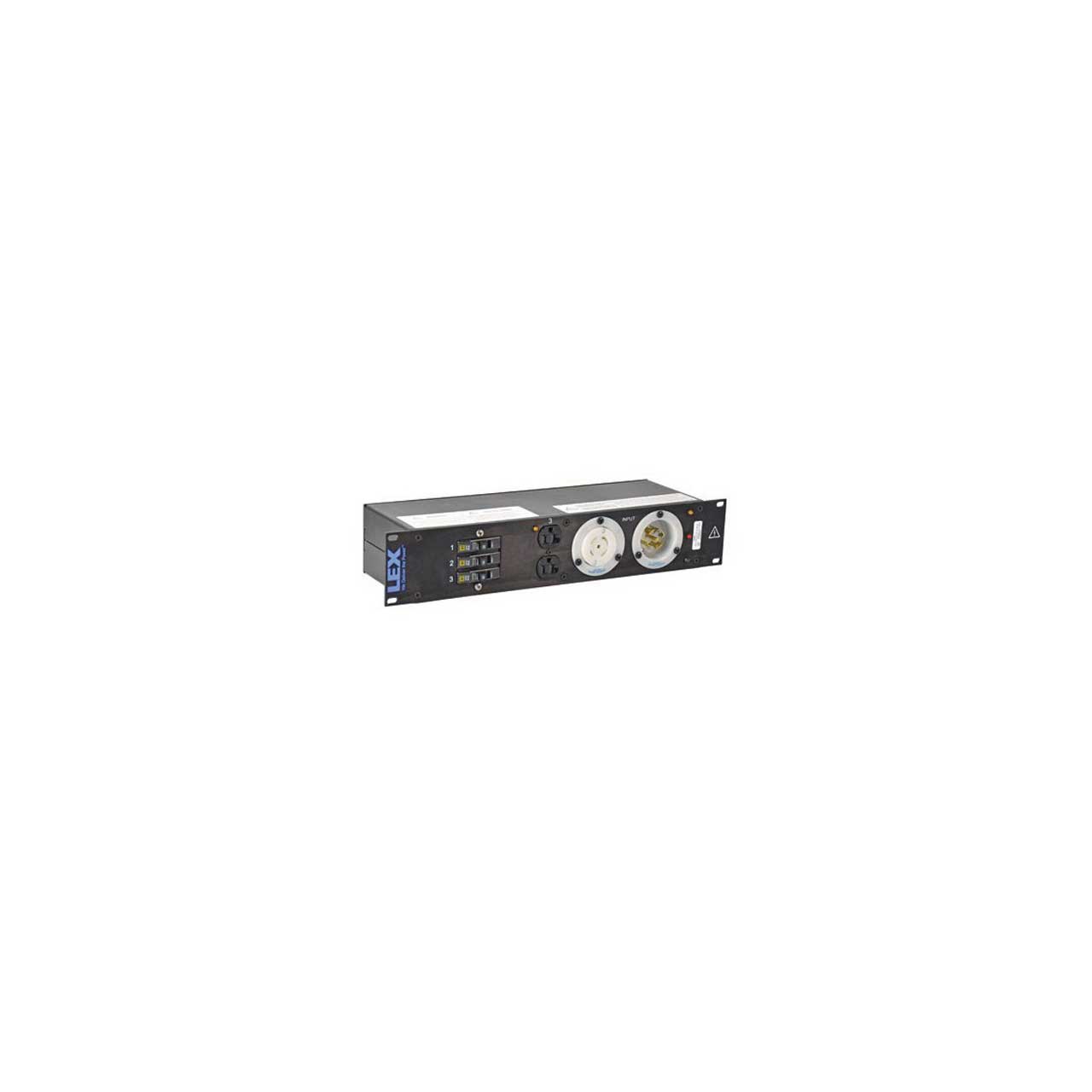 Lex PRM2IN-1CC12GN Rack Mount Power Distribution/ 2RU/ L21-30 In/Thru ...