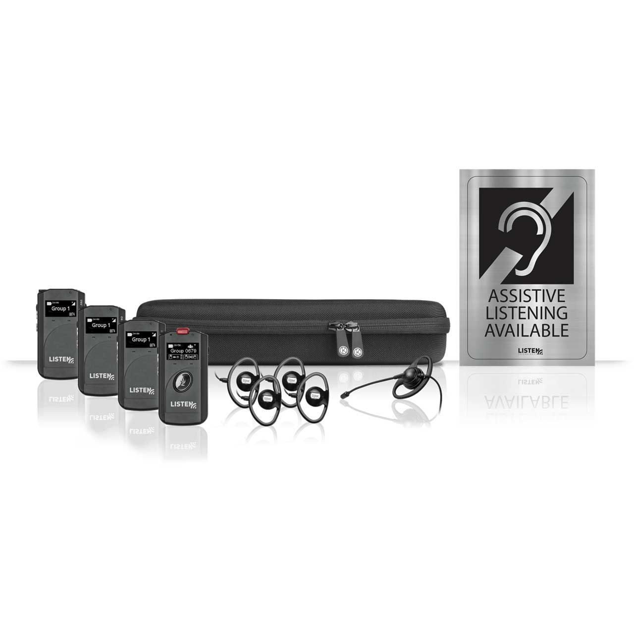 Listen Technologies LKS-8-A1 ListenTALK Portable ADA Kit 2 - Assistive ...