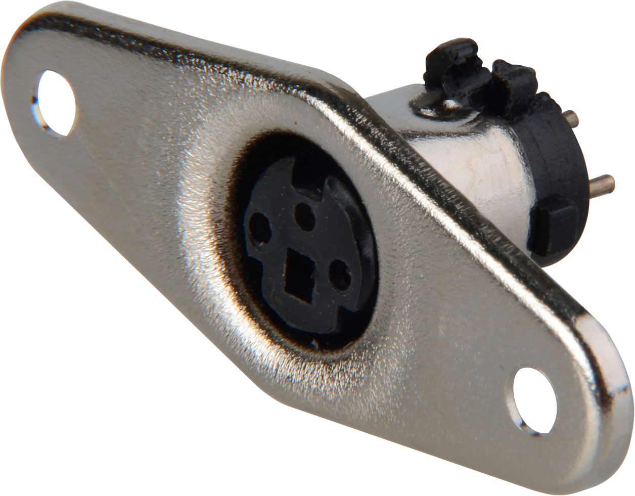 Panel Mount 3-Pin Mini-Din Female