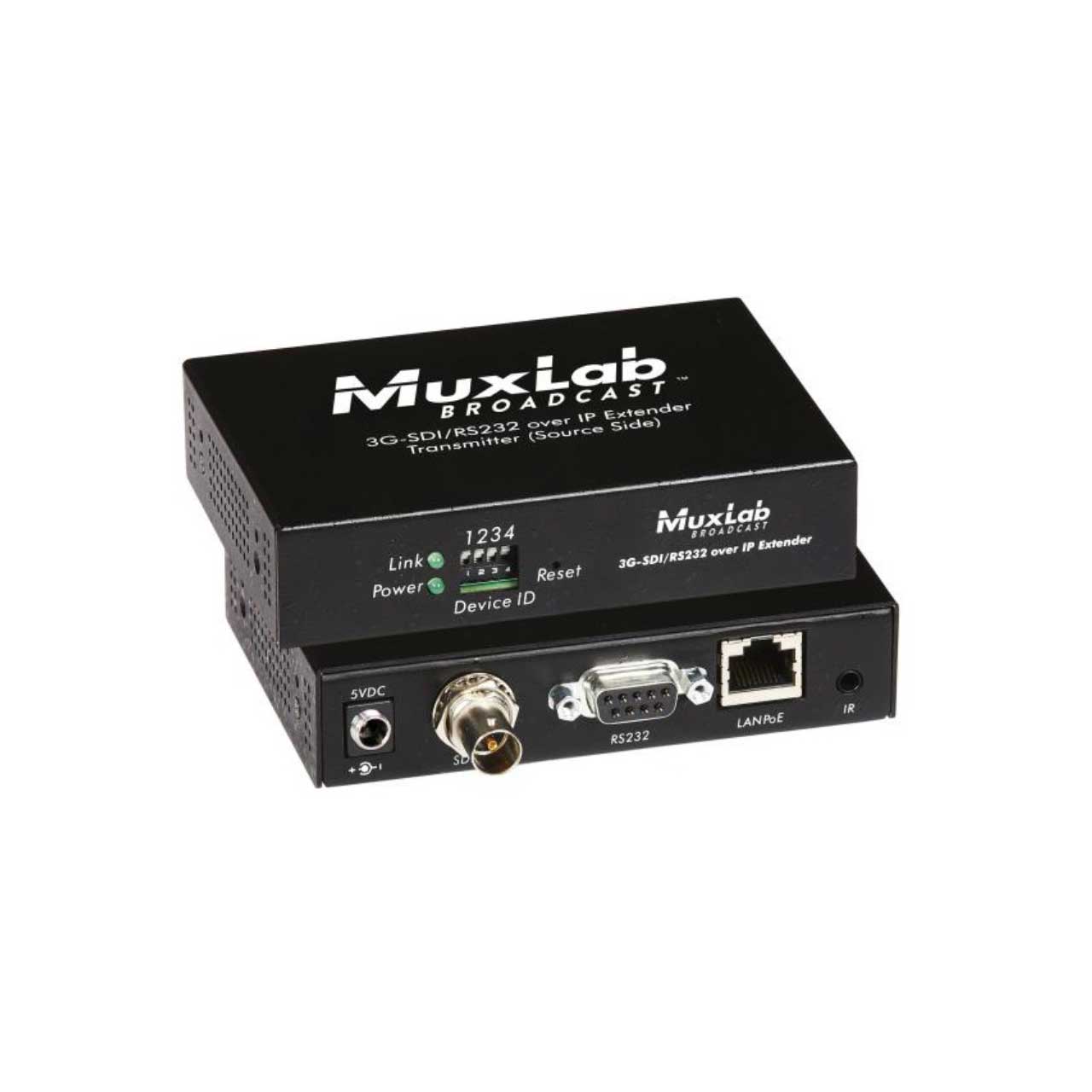 MuxLab 500756-TX 3G-SDI/RS232 Over IP Transmitter with PoE