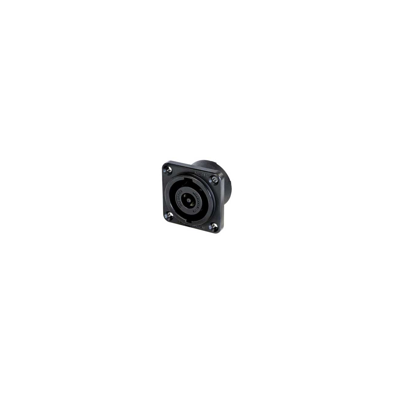 NEUTRIK NL8MPRXX-BAG 8 Pole Male Chassis Connector - Black Metal Square ...