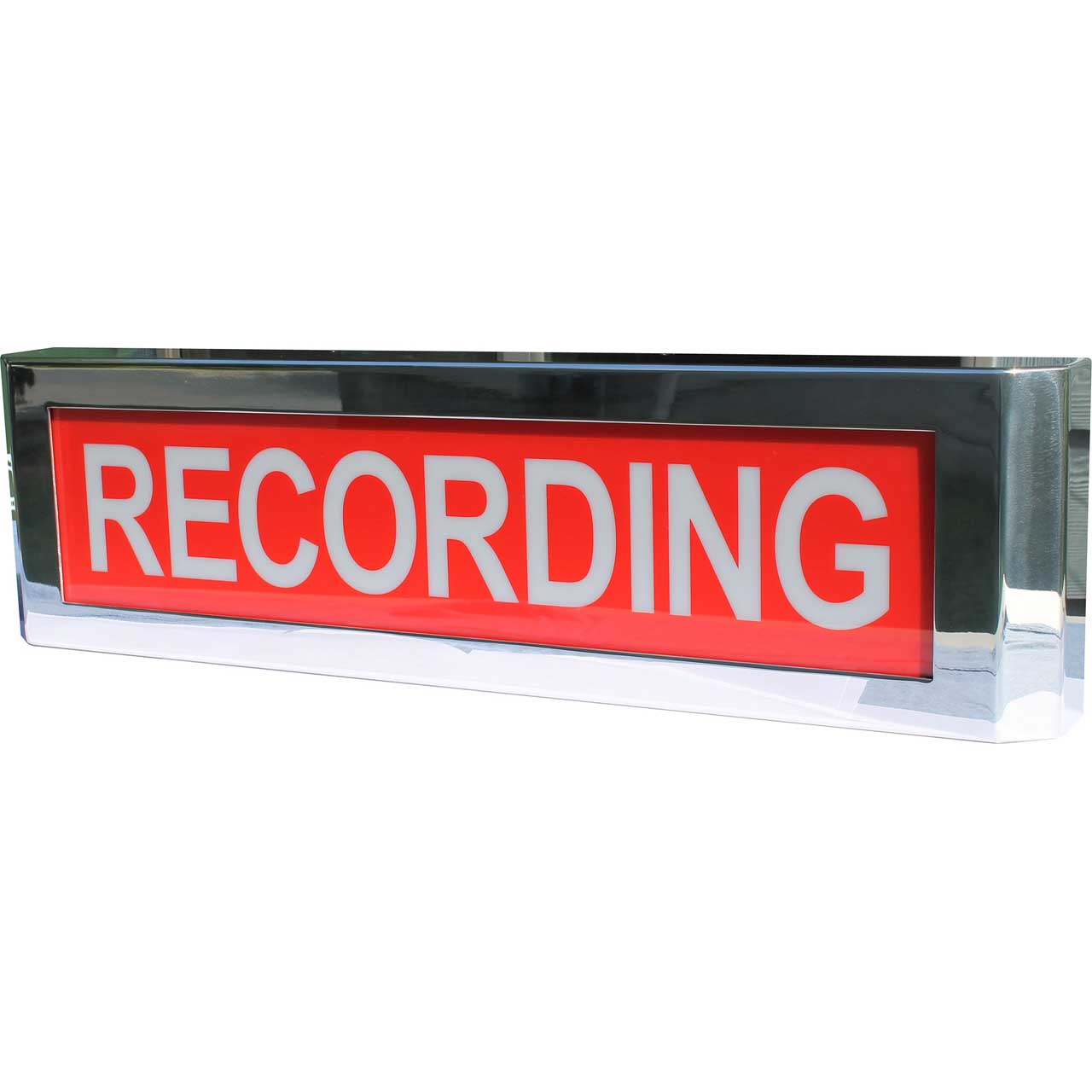 On-Air Mega 12 Volt LED RECORDING Light - Red MEGARECORDINGRD12VLED