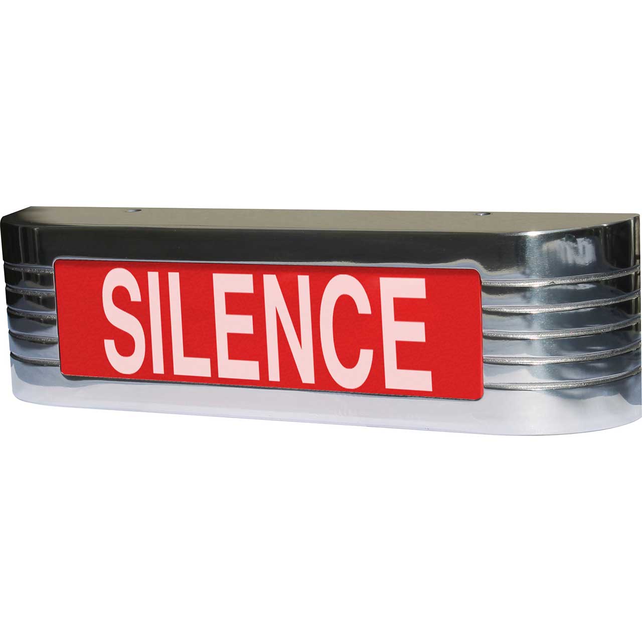 On-Air Retro 12 Volt LED SILENCE Light - Red