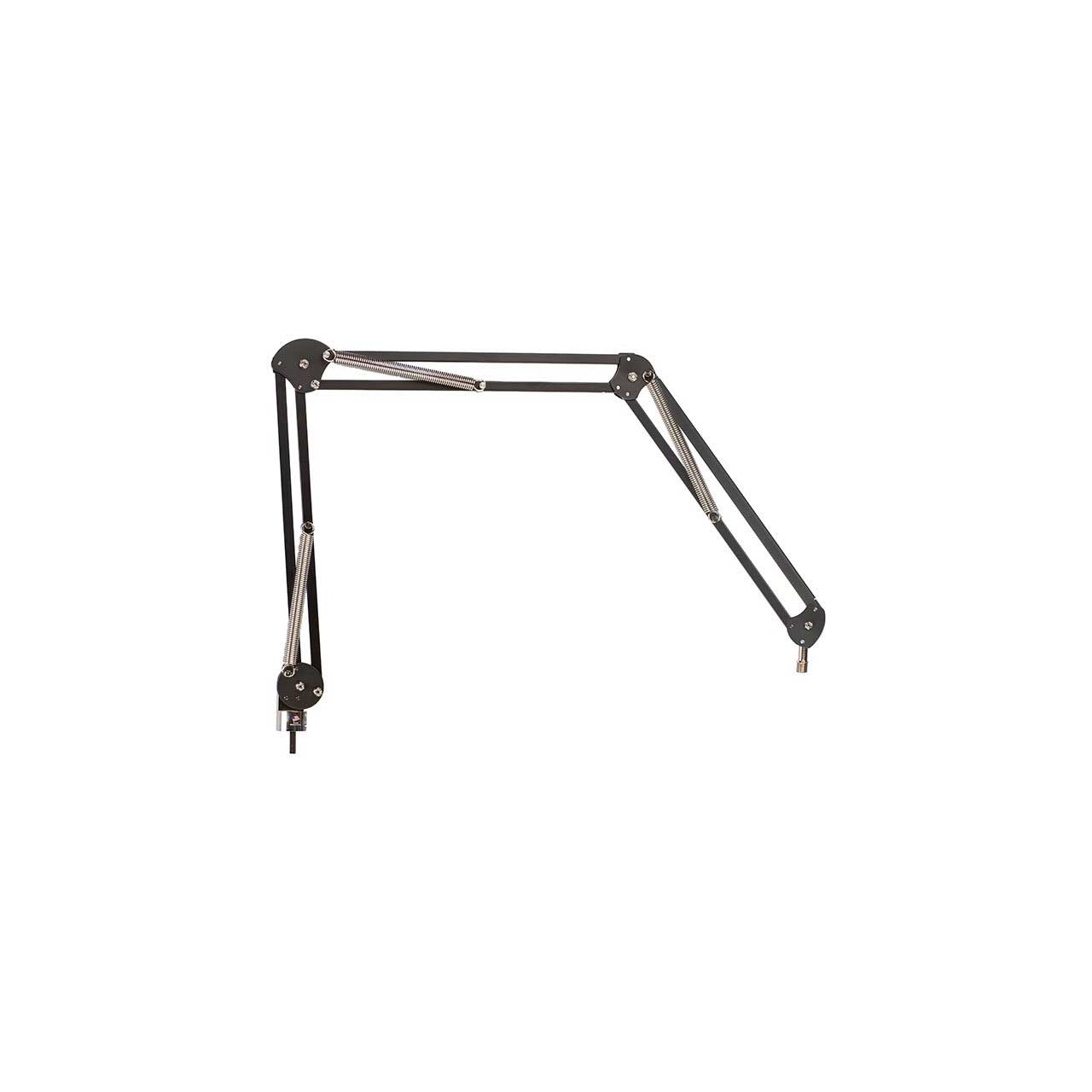 O.C. White 14192-B Deluxe 2-Joint Mic Arm Less Riser - Black