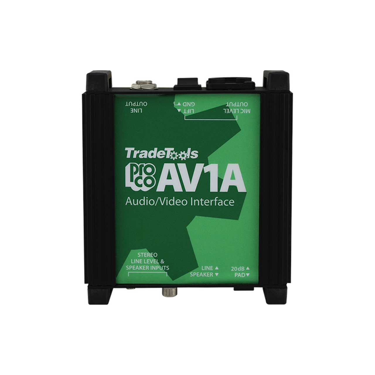Pro Co AV1A A/V Interface Box with Line-Level Outputs for Playback Devices