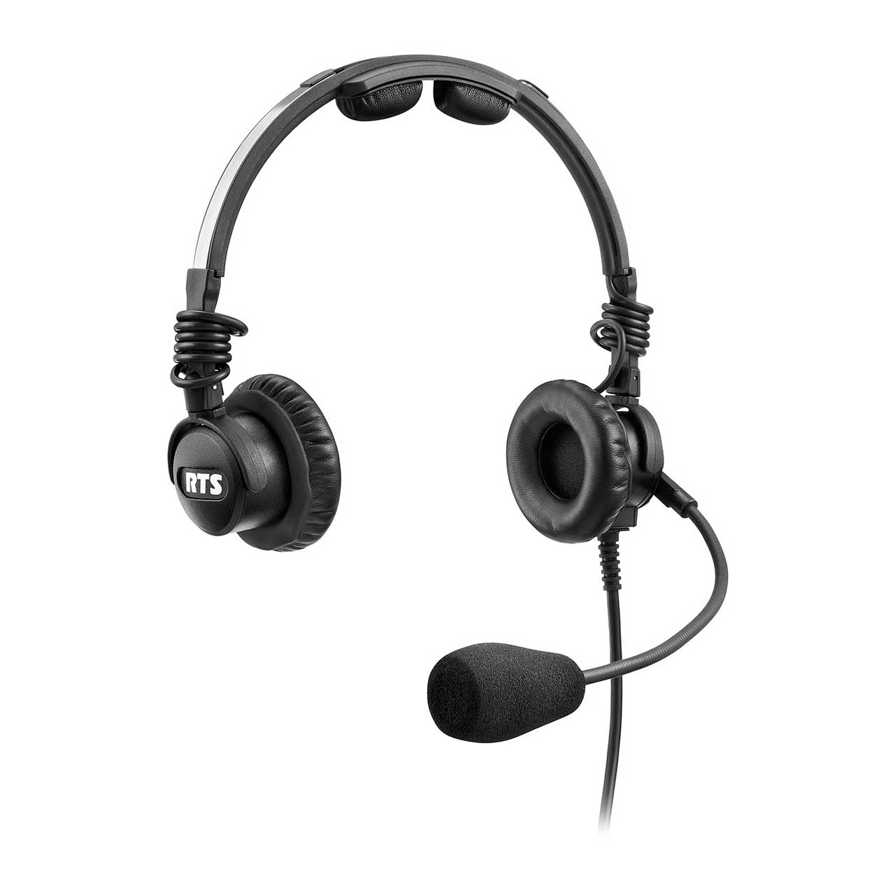 RTS LH-302 Double-Sided Headset Dynamic Mic - XLR 5-Pin Female Connector