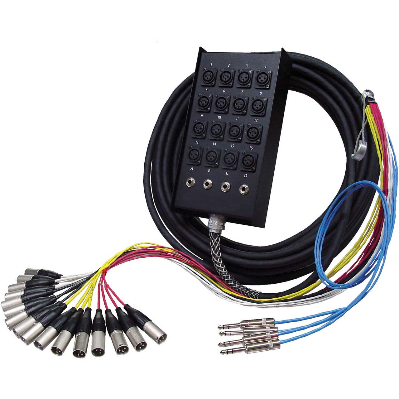 Rapco 20ch (16x4) Signal Series Snake with 1/4 inch 100ft