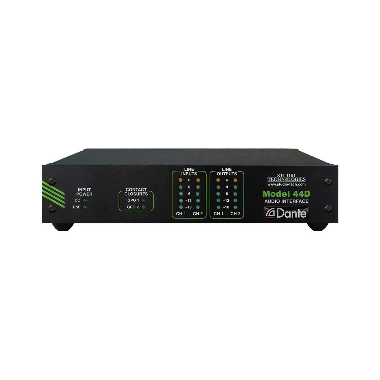 Studio Technologies M44D Dante to Analog Interface
