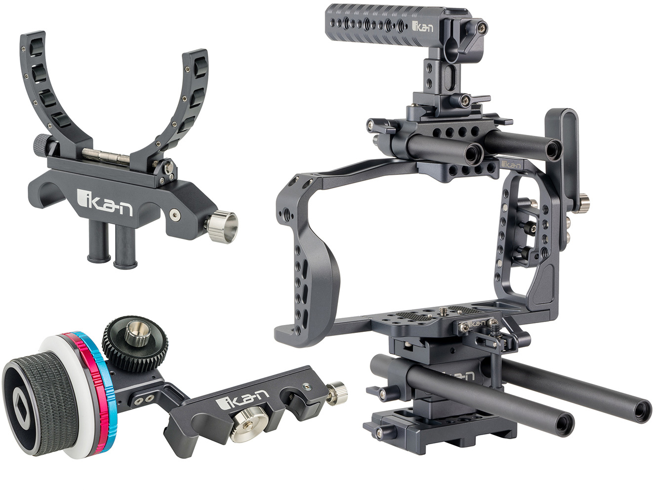 ikan STR-BMPCC4K-KIT STRATUS Cage Kit for Blackmagic Pocket Cinema ...