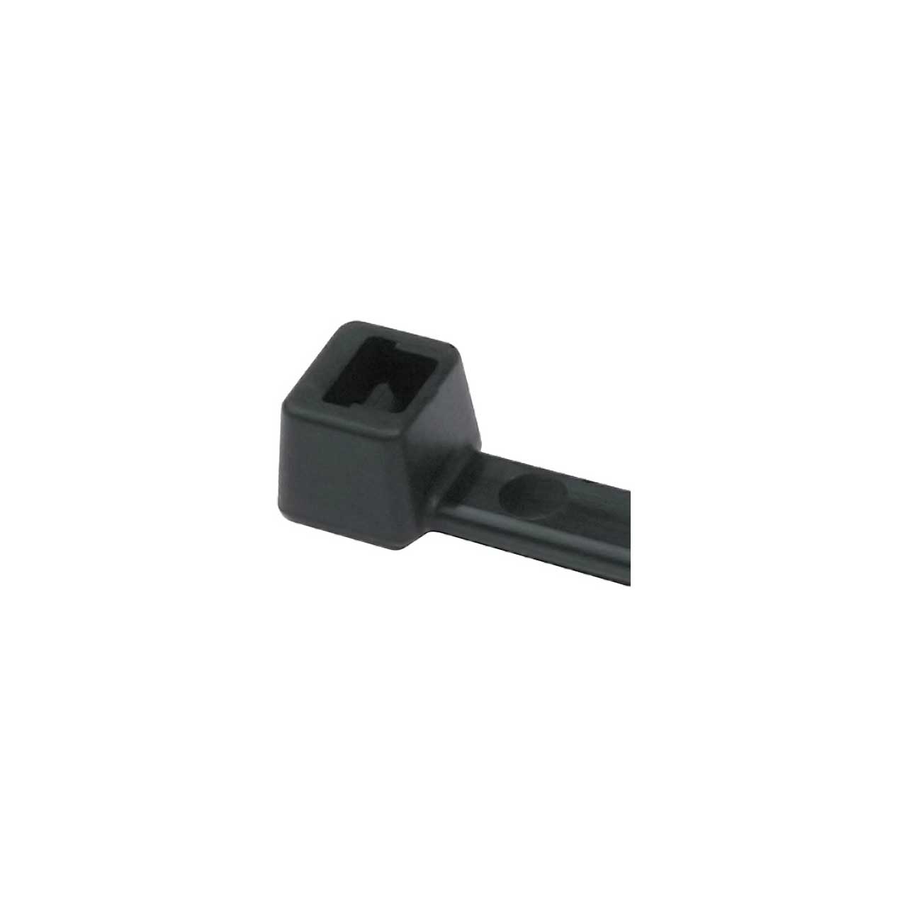 HellermannTyton T18L0M4 8 Inch Black Nylon Cable Ties (18 Pounds Tensile Strength) - 1000 Pack