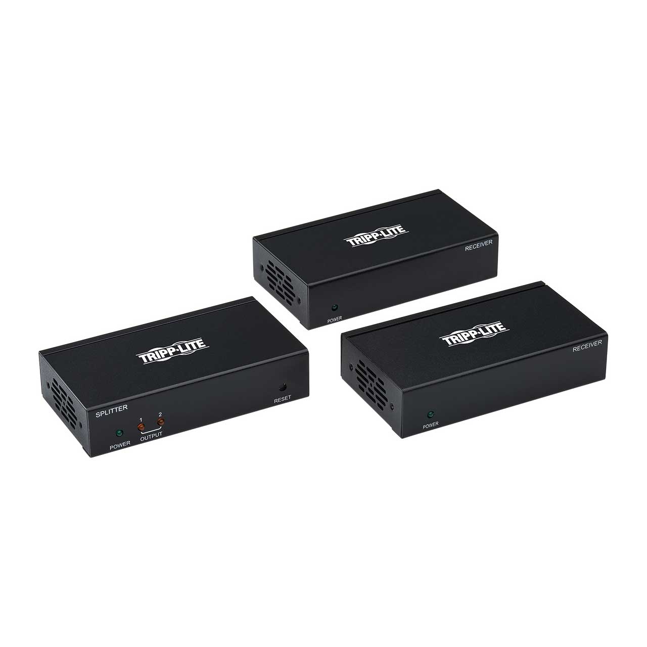 Tripp Lite B127-002-D2H DisplayPort to HDMI Over Cat6 Extender Splitter ...