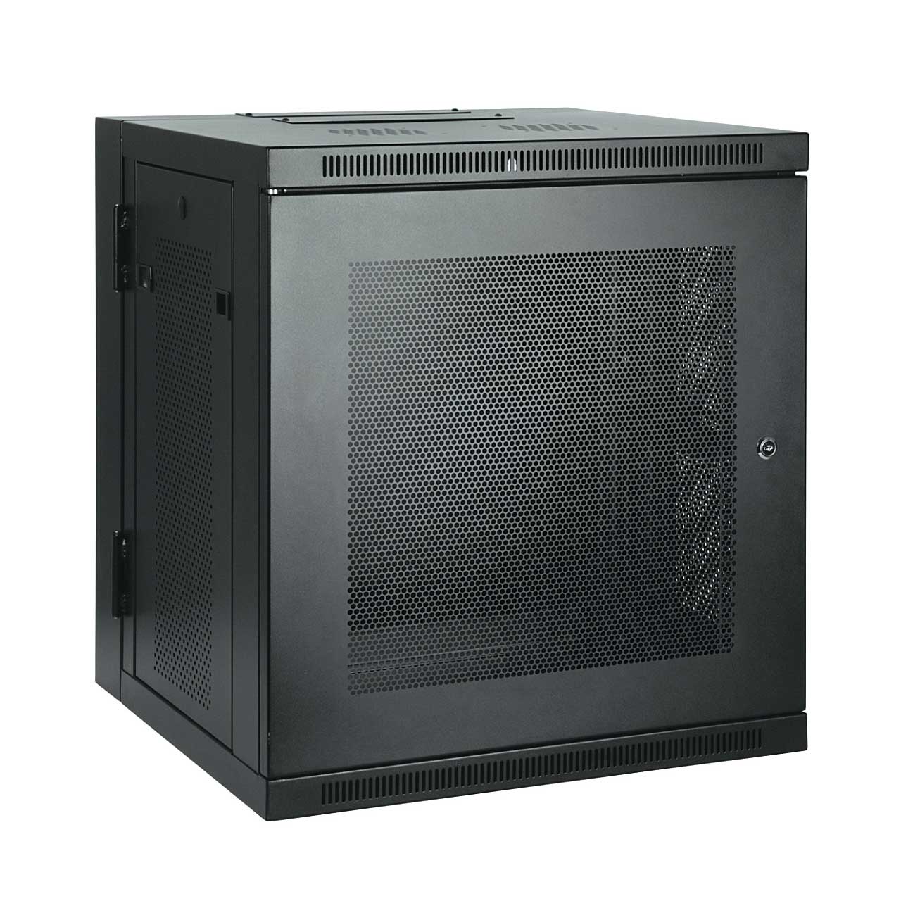 Tripp Lite 10U Low-Profile Wall-Mount Rack Enclosure Cabinet Double ...