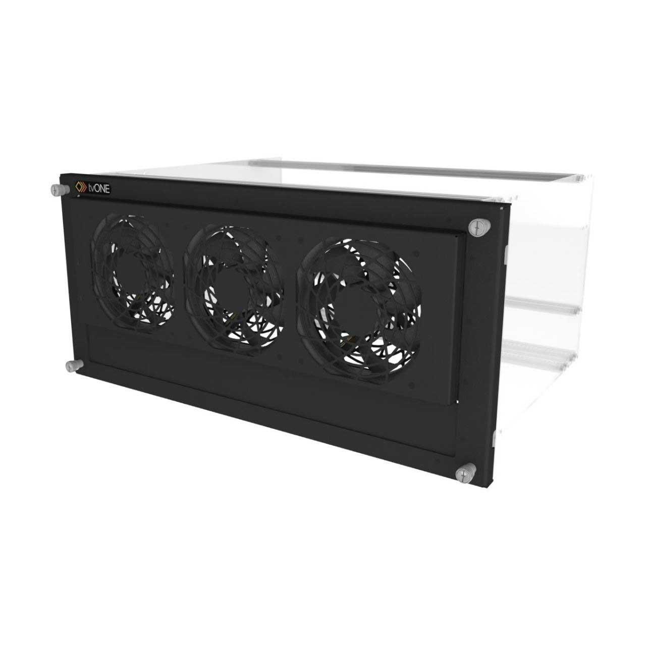 tvONE ONErack 1RK-4RU-FAN 4RU Fan Cover and PSU Connector Cable to be ...