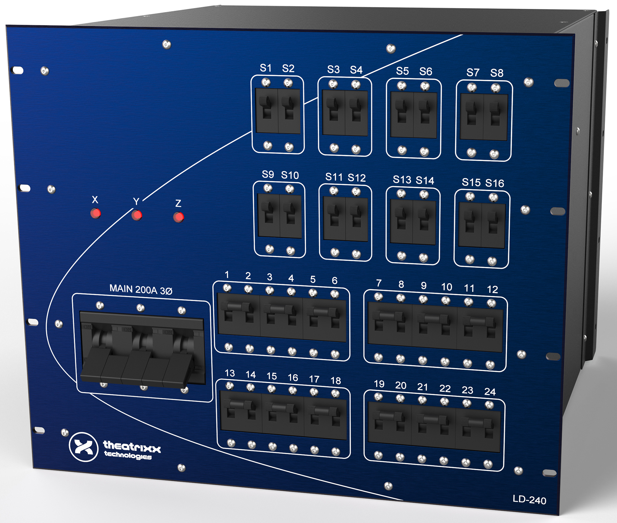 Theatrixx TLD240-SOCA Electrical Distribution LD-240 (9RU)