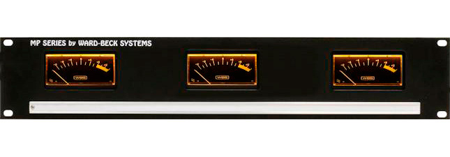 Ward-Beck MP3(PPM) Rackmount Triple PPM Meter Panel