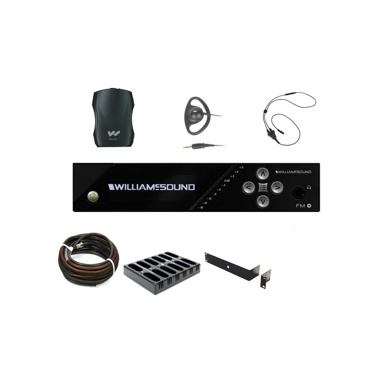 WILLIAMS AV FM 557-24 PRO D Plus Large-area Dual FM & Wi-Fi Assistive ...