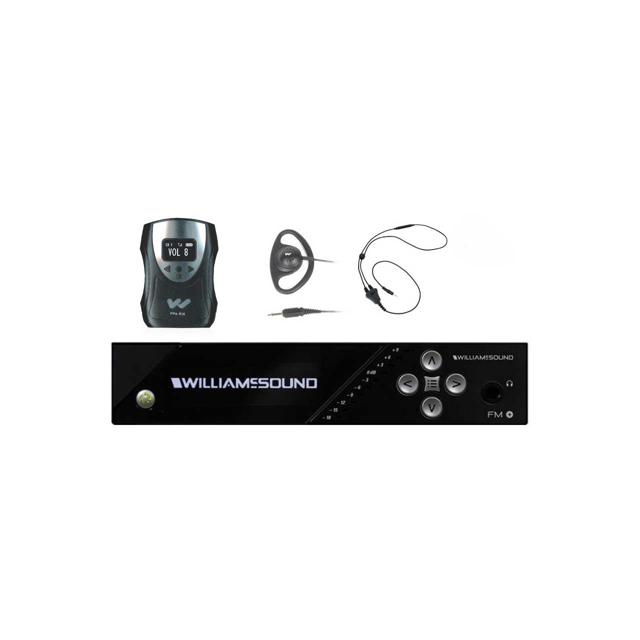 WILLIAMS AV FM 558 Plus Large-area Dual FM and Wi-Fi Assistive ...