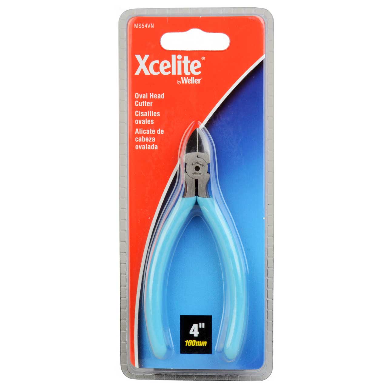 Xcelite MS54V Diagonal Cut Oval Head Semi-Flush Cutter