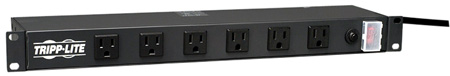 Tripp Lite RS-1215-RA Rackmount Power Strip with 12 Right-Angle Outlets