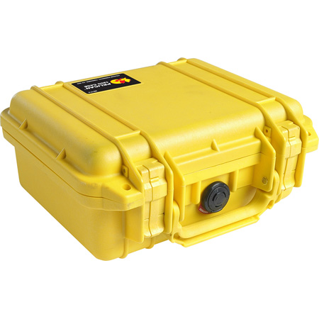 Mini S Pelican Case 10.75inL x 9.75inW x 5inD- Yellow