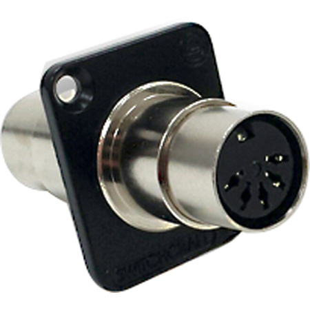 Switchcraft EHMIDI2B Midi Feed-Thru Panel Mount Connector - Female ...
